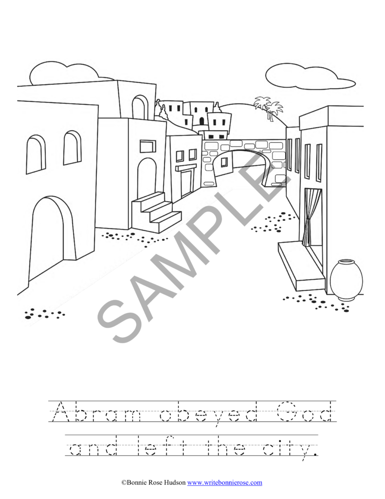 Stories From the Old Testament Coloring Book-Level B | Made By Teachers