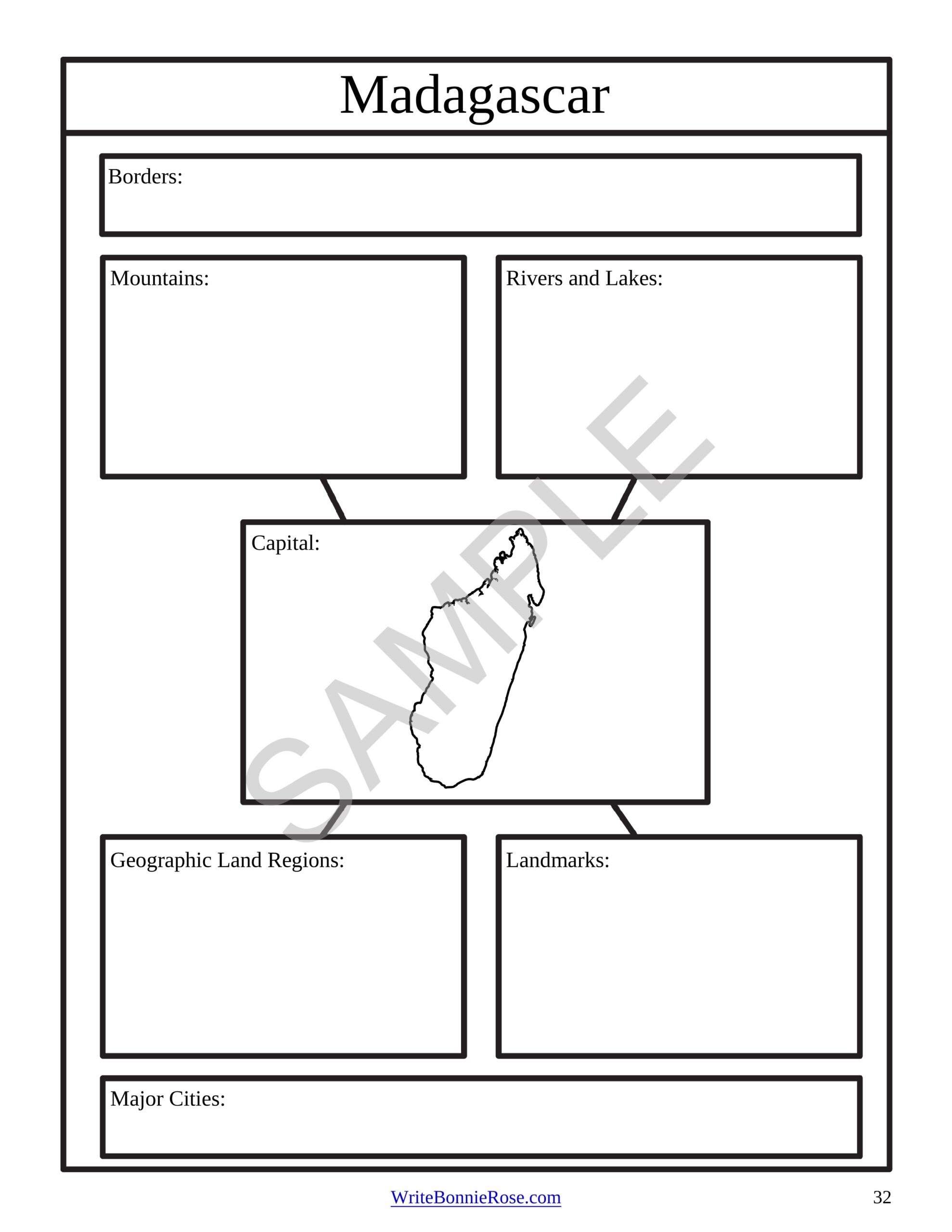 African Geography Notebooking Journal | Made By Teachers