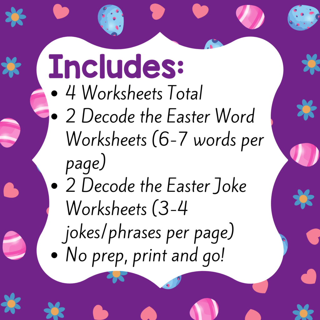Easter Cryptogram and Decoding Worksheets | Made By Teachers