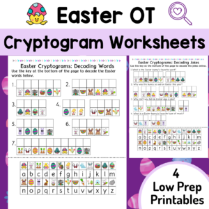 Easter Cryptogram and Decoding Worksheets | Made By Teachers