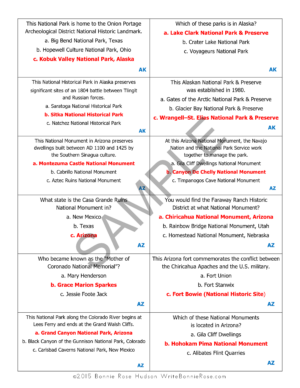 U.S. National Parks & Historic Places Board Game | Made By Teachers