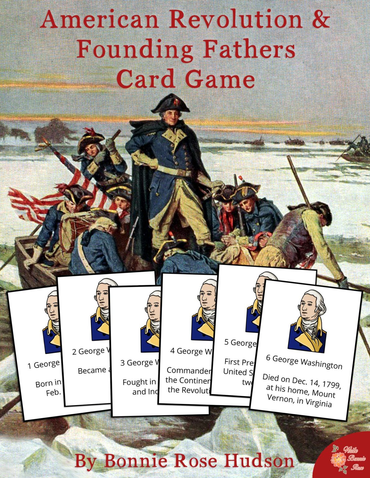 American Revolution & Founding Fathers Card Game | Made By Teachers