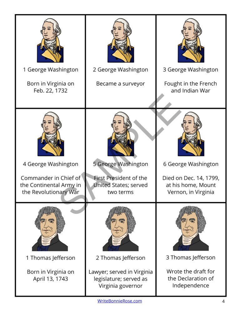 American Revolution & Founding Fathers Card Game | Made By Teachers