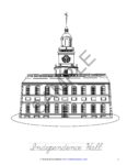U.S. Landmarks and Monuments Coloring Book with Cursive Copywork | Made ...
