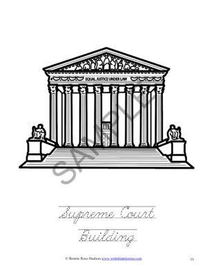 U.S. Landmarks and Monuments Coloring Book with Cursive Copywork | Made ...