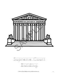 U.S. Landmarks and Monuments Coloring Book with Print Copywork | Made ...