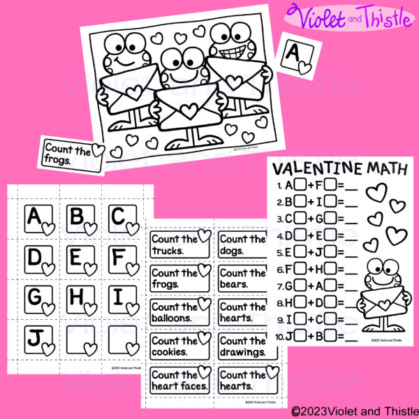 Valentine Coloring Pages Cute Heart Truck Dog Cat Frog Bird Color ...
