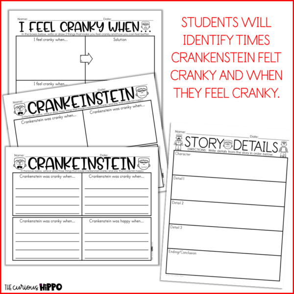 Crankenstein Valentine Writing and Craft Activities | Made By Teachers