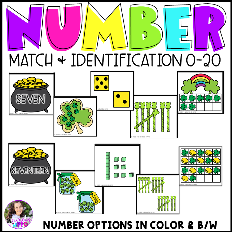 Number Matching and Identification St. Patrick's Day | Made By Teachers