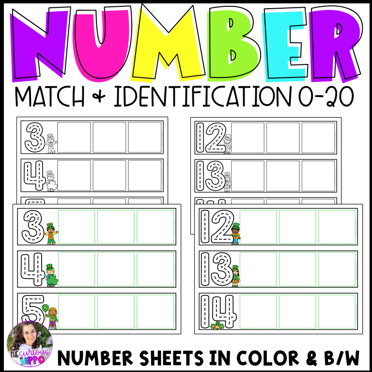 Number Matching and Identification St. Patrick's Day | Made By Teachers