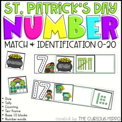 Number Matching and Identification St. Patrick's Day | Made By Teachers