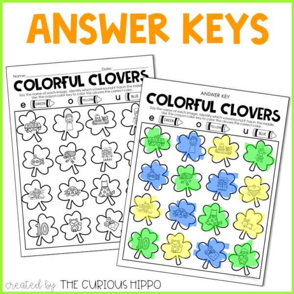 CVC short vowel practice - St. Patrick's Day | Made By Teachers