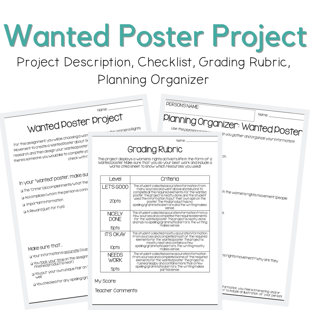 Suffrage Movement in America 2-for-1 Project | Made By Teachers