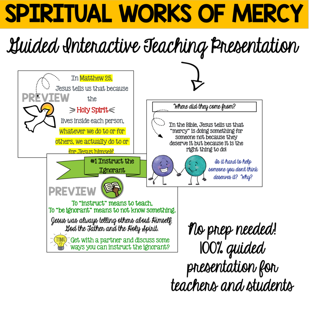 Why Do Catholics Do The Spiritual Works of Mercy? | Made By Teachers
