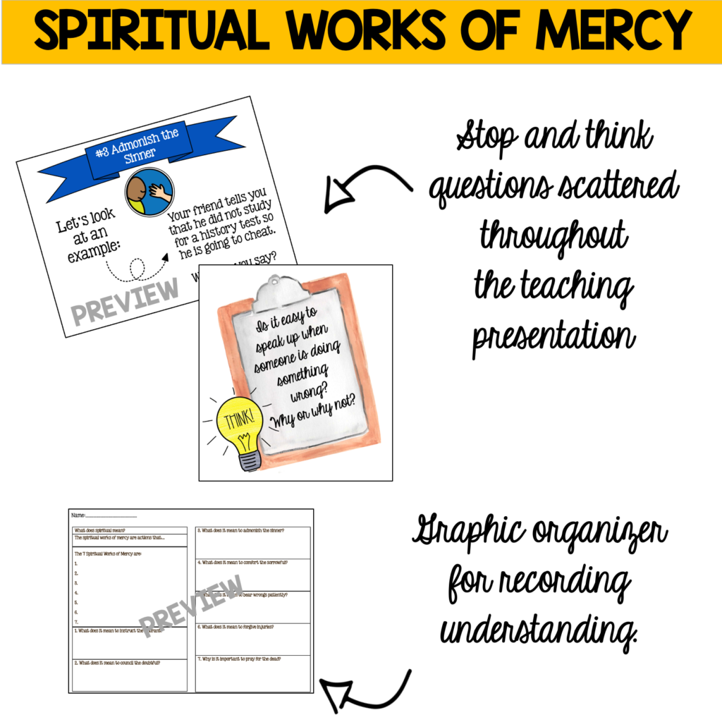 Why Do Catholics Do The Spiritual Works of Mercy? | Made By Teachers