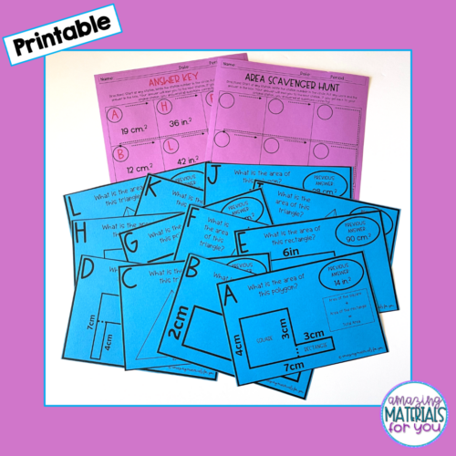 Area Scavenger Hunt | Made By Teachers