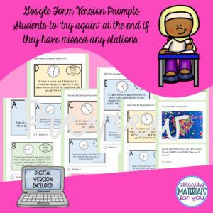 Elapsed Time Scavenger Hunt | Made By Teachers