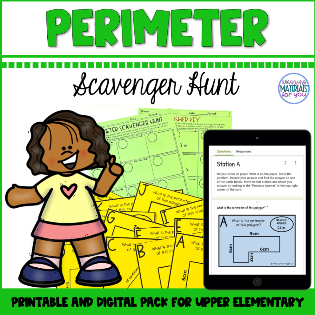 Perimeter Scavenger Hunt | Made By Teachers