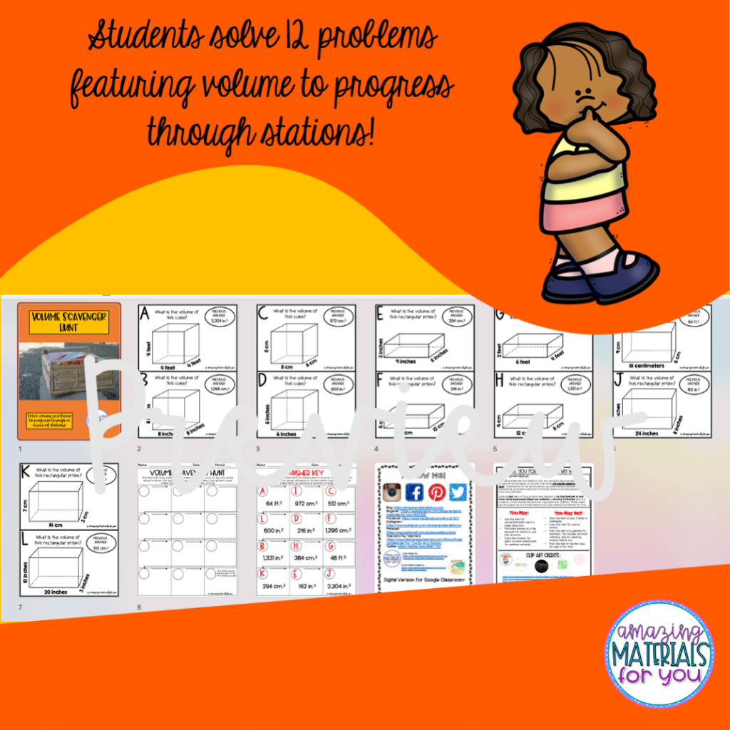 Volume Scavenger Hunt | Made By Teachers