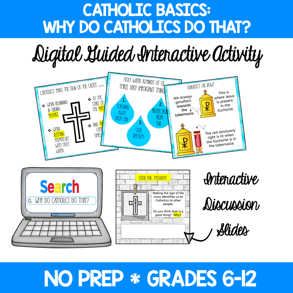 Why Do Catholics Do That? DIGITAL Google Activity | Made By Teachers