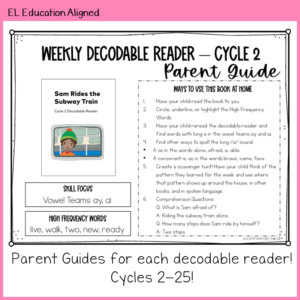 Decodable Parent Letters | Skills Block Aligned | 2nd Grade | Made By ...