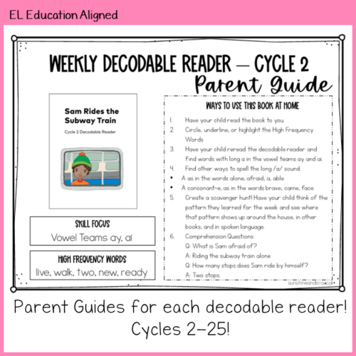 Decodable Parent Letters | Skills Block Aligned | 2nd Grade | Made By ...