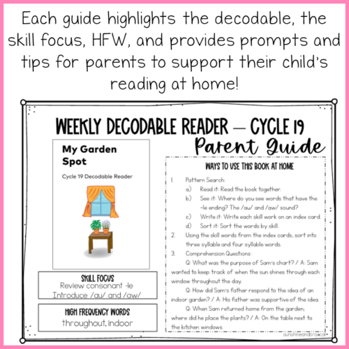 Decodable Parent Letters | Skills Block Aligned | 2nd Grade | Made By ...