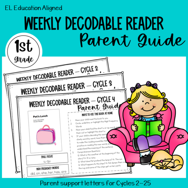 Decodable Parent Letters | Skills Block Aligned | 1st Grade | Made By ...