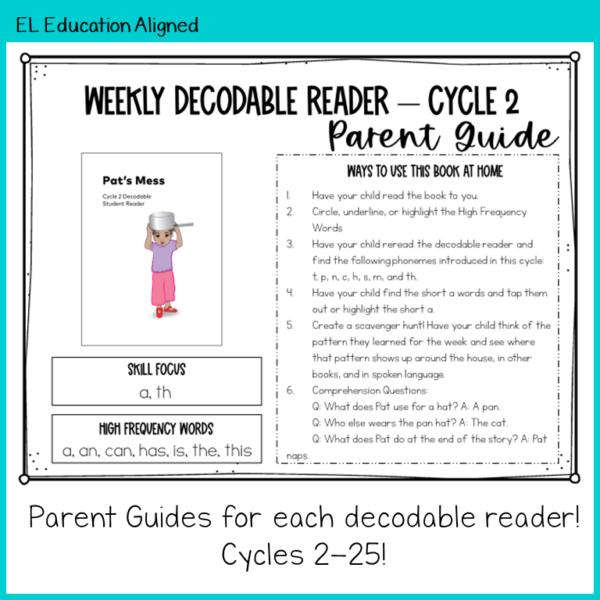 Decodable Parent Letters | Skills Block Aligned | 1st Grade | Made By ...