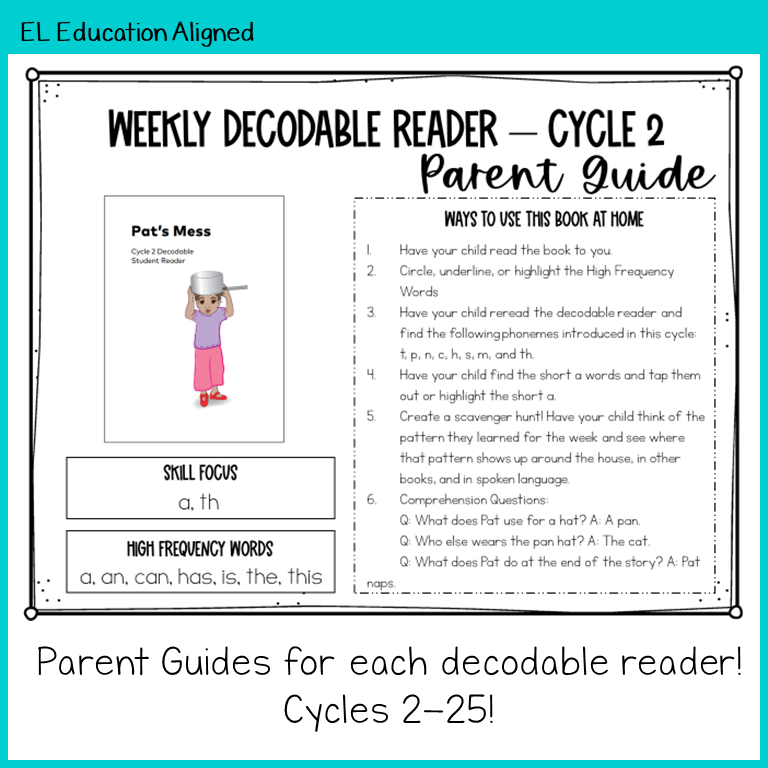 Decodable Parent Letters | Skills Block Aligned | 1st Grade | Made By ...