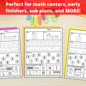 Numbers 1-20 - Number Sense and Number Tracing Worksheets | Made By ...