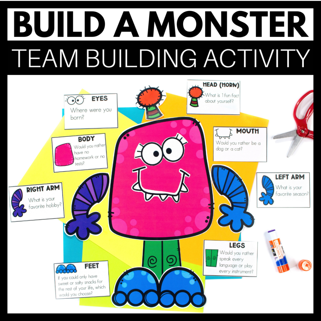 Team Building Activity - Getting to Know You Back to School - Build a ...