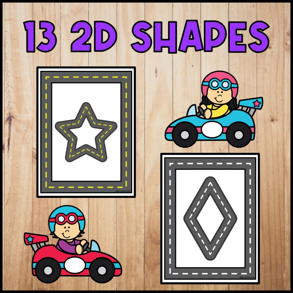 Road Shape Mats | 2D Shape Posters | Made By Teachers