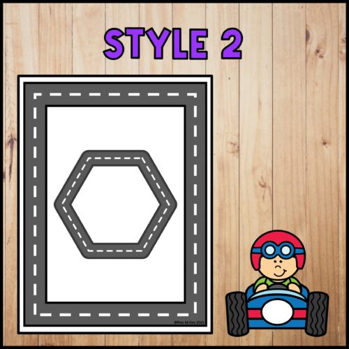 Road Shape Mats | 2D Shape Posters | Made By Teachers