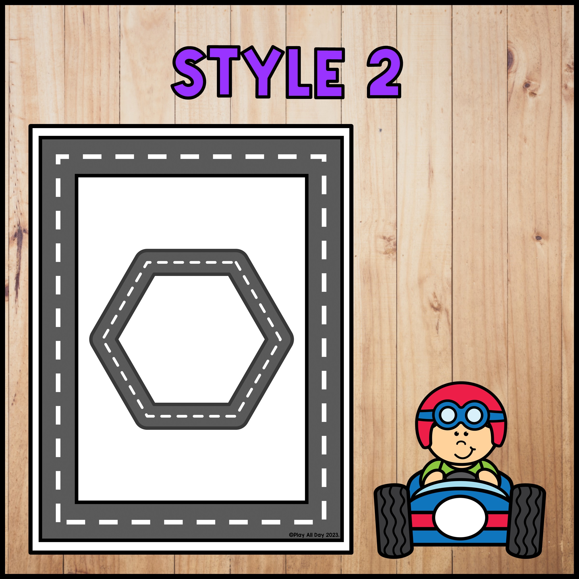 Road Shape Mats | 2D Shape Posters | Made By Teachers