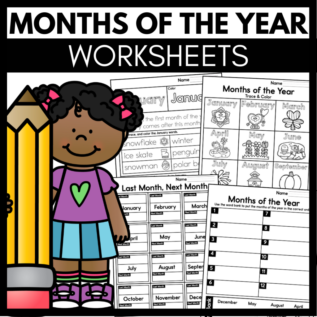 Months of the Year Printables - Kindergarten Morning Work | Made By ...