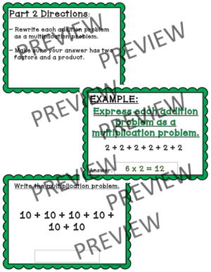 3rd Grade Math Practice with Equal Groups and Repeated Addition: Google ...