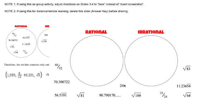 7th Grade Math 7.N.1.1 Rational Numbers Activity | Made By Teachers