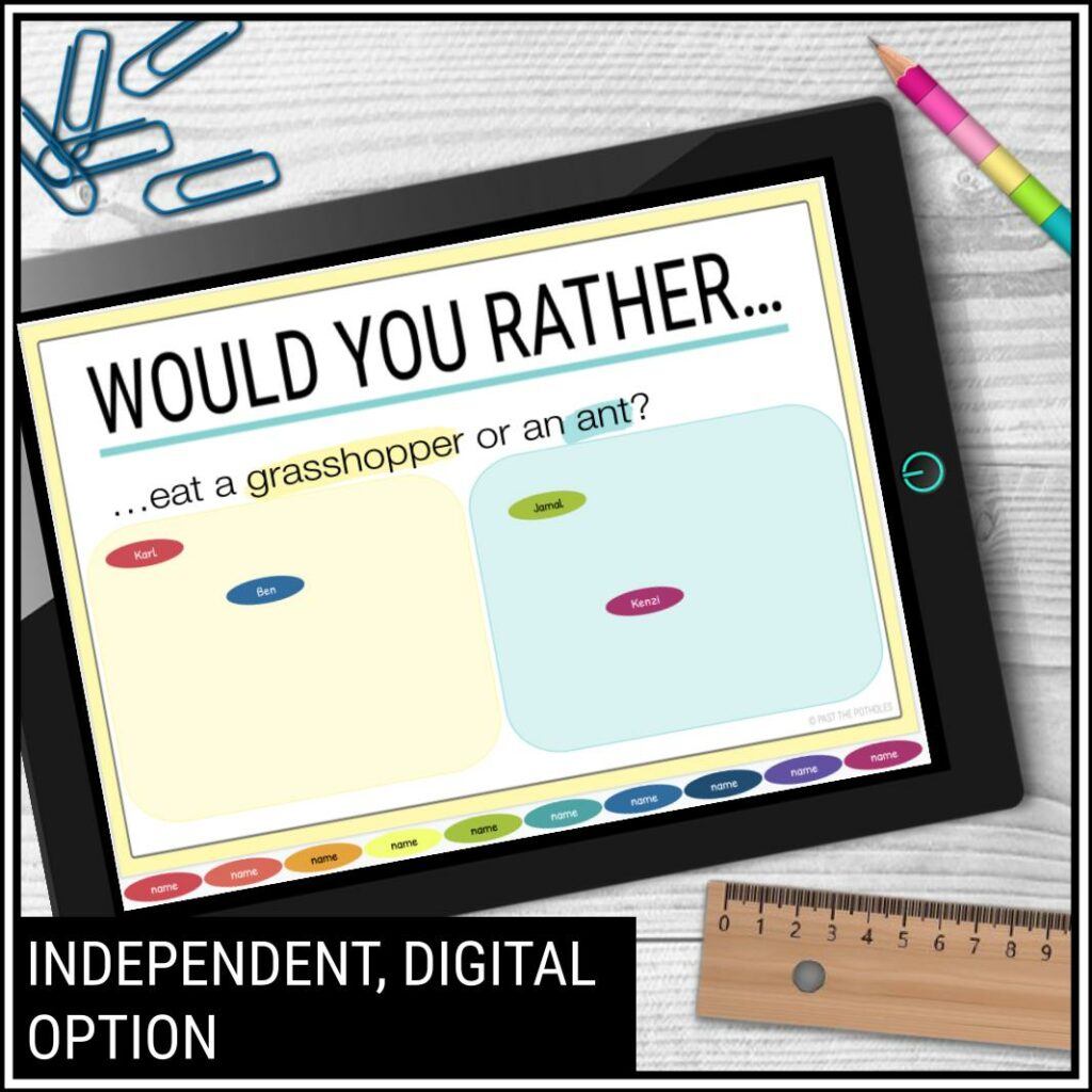 Back to School Would You Rather Questions Get to Know You Activity ...