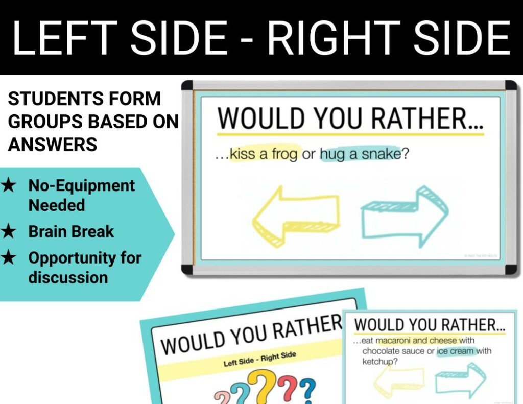 Back to School Would You Rather Questions Get to Know You Activity ...