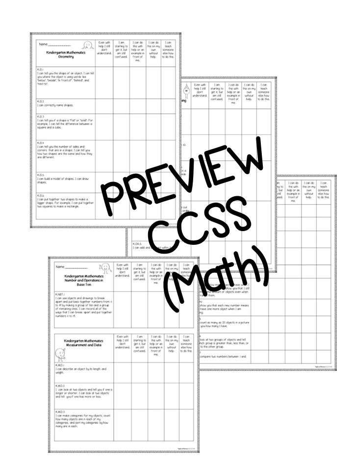 Kindergarten Standards Checklist Made By Teachers Kindergarten Standards Checklist Made By Teachers