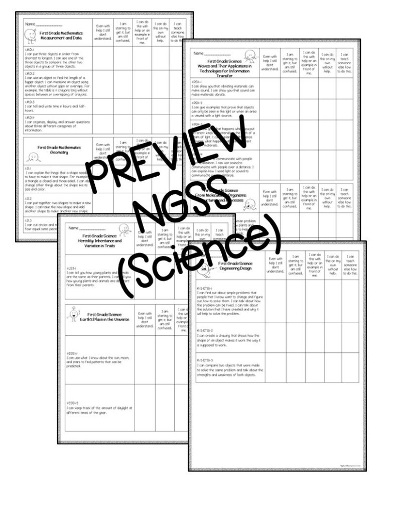 First Grade Standards Checklist | Made By Teachers