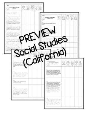First Grade Standards Checklist | Made By Teachers