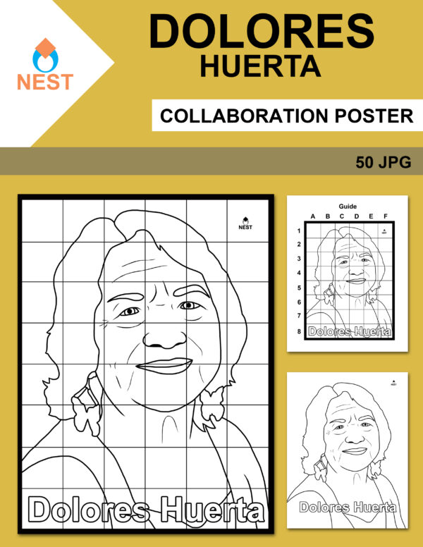Dolores Huerta Collaboration Poster | Made By Teachers