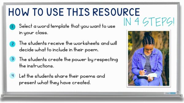 Acrostic Poem Writing Activities - Power Words Poetry Templates | Made ...