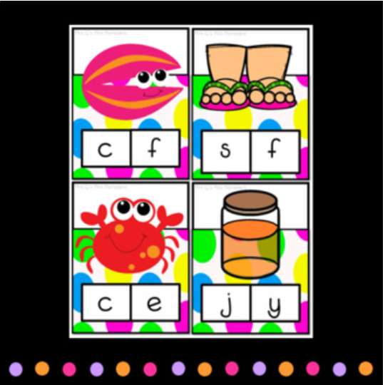 Beginning Sound Cards | Made By Teachers