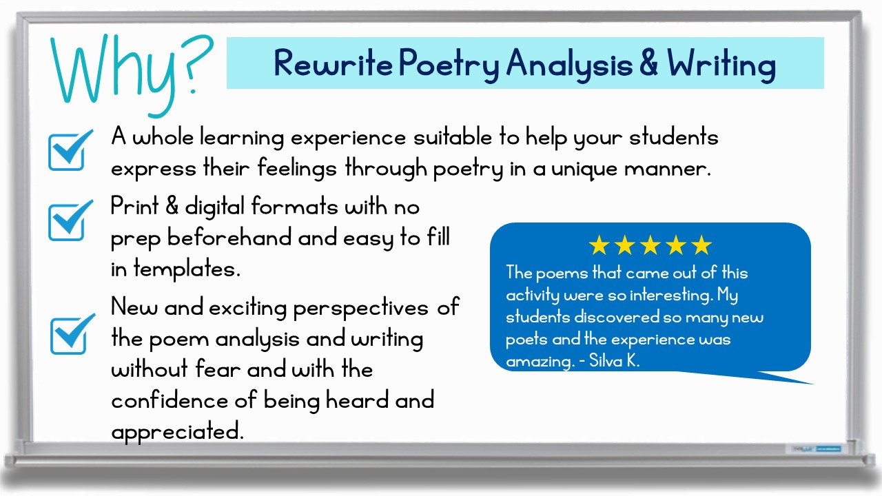 Rewrite This Poem - Poetry Writing Activities with Mentor Texts | Made ...