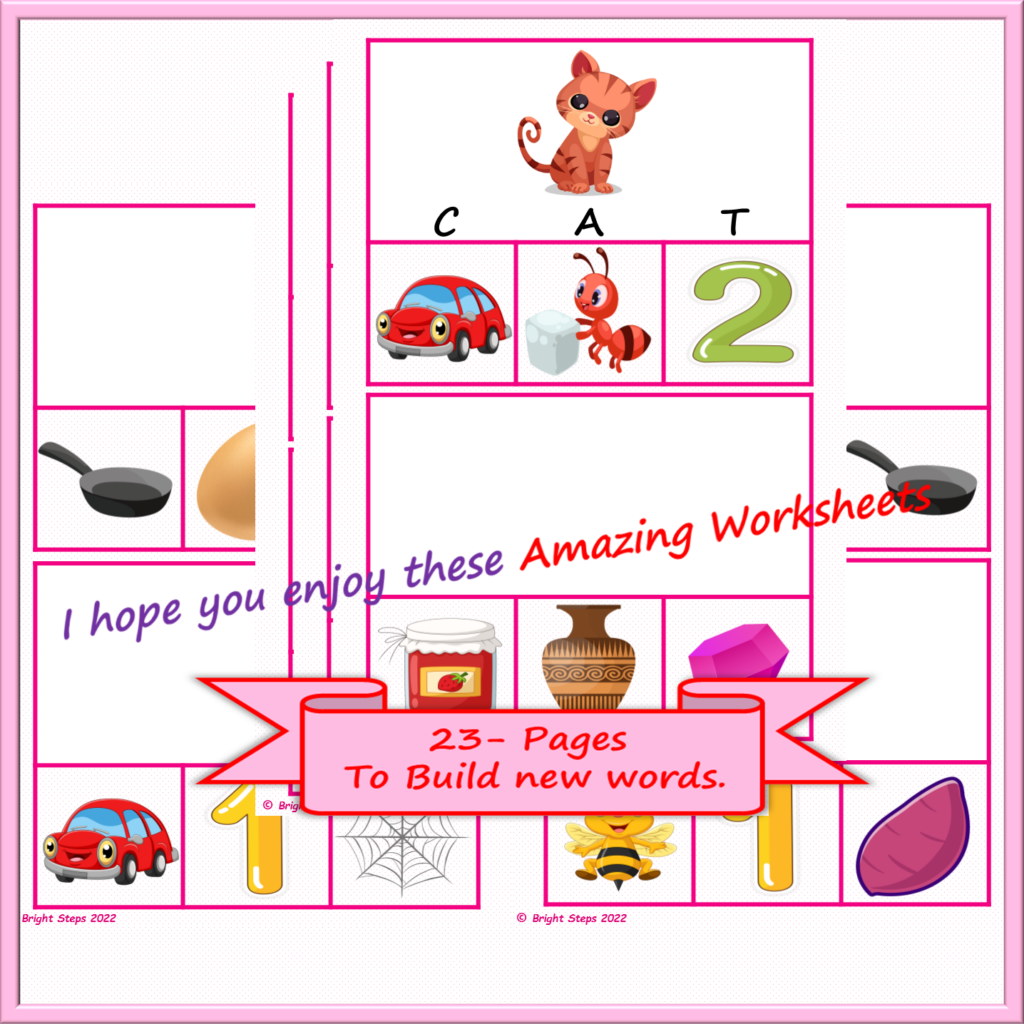 ABC worksheets, Learning to Write -3- Letters Words, Preschool ...