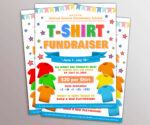 Editable T-Shirt Fundraising Flyer, School Church Community Fundraiser ...