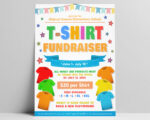 Editable T-Shirt Fundraising Flyer, School Church Community Fundraiser ...